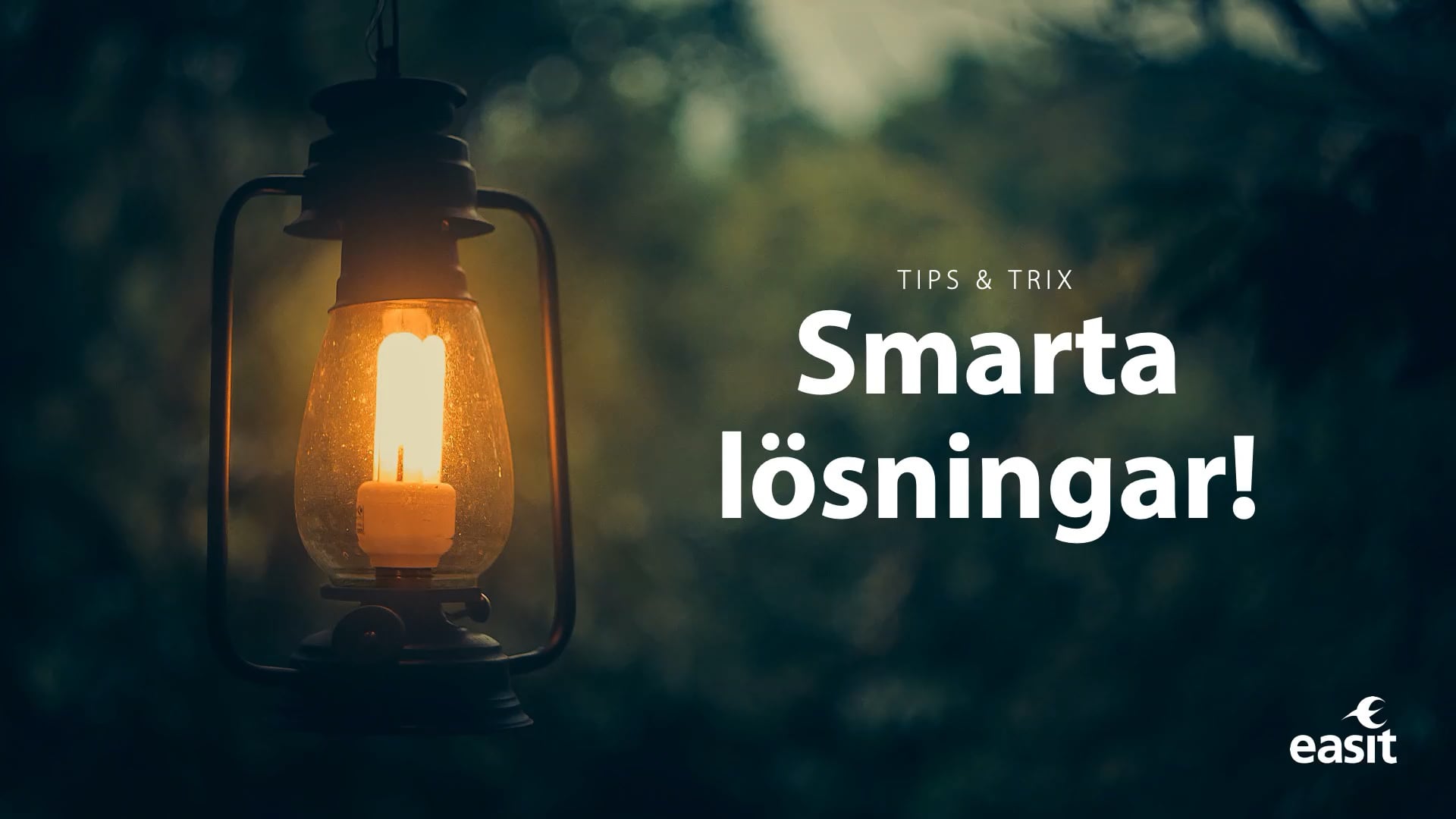 Webinar - Smart solutions - Easit